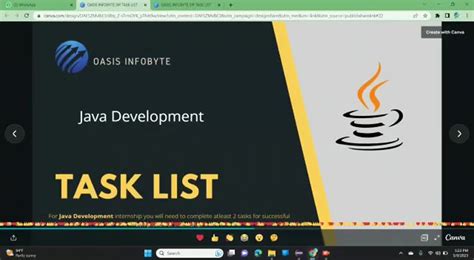 Pavani Rapuru On Linkedin Task3 Oasisinfobyte Javadevelopment