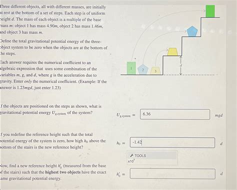 Solved Three Different Objects All With Different Masses