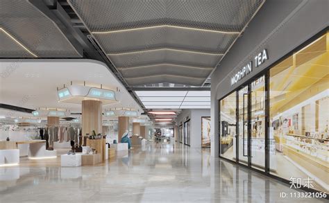 现代商场大厅3d模型下载【id 1133221056】 知末3d模型网