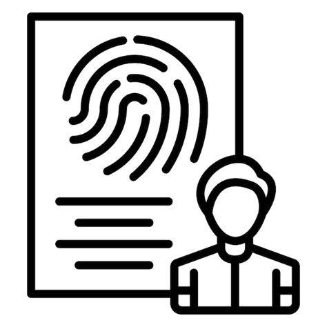 Premium Vector Vector Design Biometric Data Icon Style