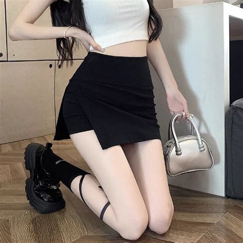 온어데일리 🖤y존완벽커버2color🖤스포티 하이웨스트 스커트팬츠 치마바지 옆트임 데일리 몸매보정 Hy~69