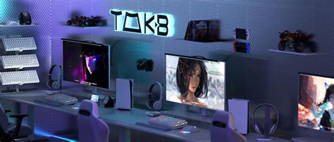 Amazon Com TMKB T SE Gaming Keyboard Mechanical Keyboard With Linear Red Switch Ice Blue