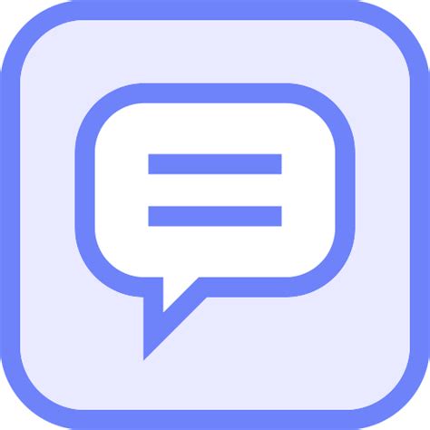 Chat Generic Blue Icon