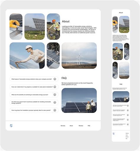 Green Energy Website Landing Page Behance