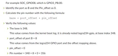 Gpio Number Calculation For Tegra234 Gpio Aon Port Jetson Agx Orin Nvidia Developer Forums