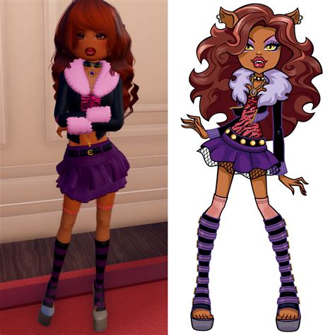 Clawdeen Wolf Dti 🐺🌕 G1 Fantasias Roblox
