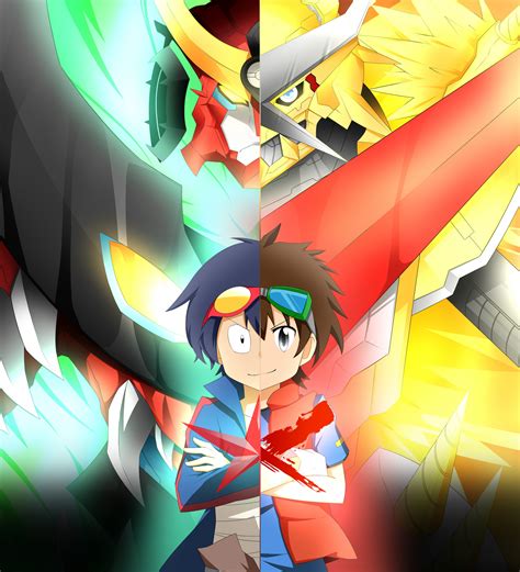 Kudou Taiki Shoutmon X Shoutmon X Superior Mode Simon Ttgl Tengen Toppa Gurren Lagann
