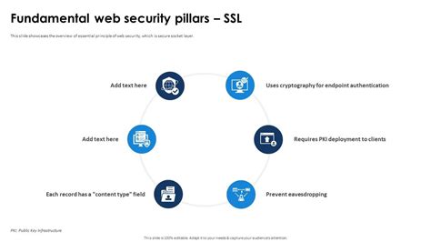Fundamental Web Security Pillars Ssl Ppt Sample