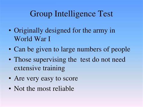 Ppt Intelligence And Intelligence Testing Powerpoint Presentation Free Download Id 6588424