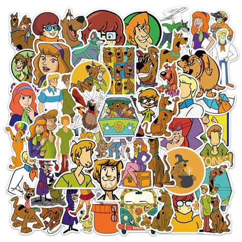 50pcs Scooby Doo 1 Stickers Au Sticker World