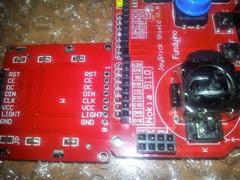 Funduino Joystick Shield And Nokia LCD 5110 Displays Arduino Forum