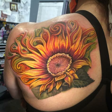 10 Shoulder Sunflower Tattoo Ideas That Will Blow Your Mind