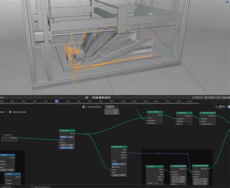 Geonodes Transfering Position From One Object To Another Or Motion Blur Inside One System