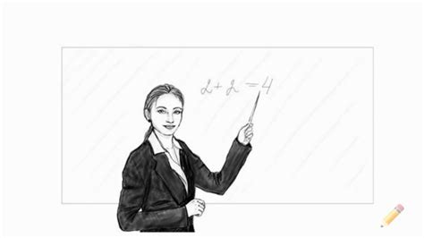 Як просто намалювати веселу вчительку малюємо олівцями поетапно Ravlyk