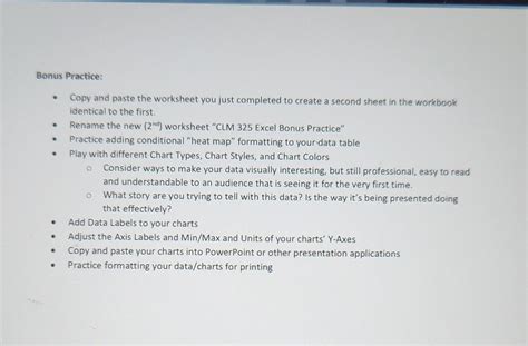 Solved Step 1 Export The Data Table Above Into An Excel