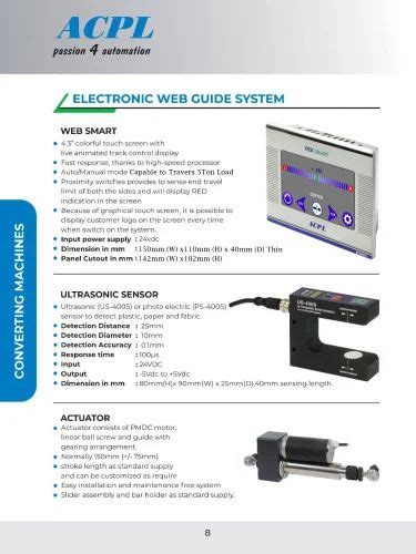 Electronic Web Guiding Systems At ₹ 50000 Piece Web Aligner In Ahmedabad Id 2850945710412