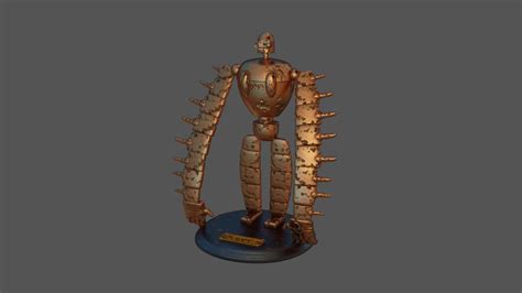 Laputa Robot 3d Model 3d Printable Cgtrader
