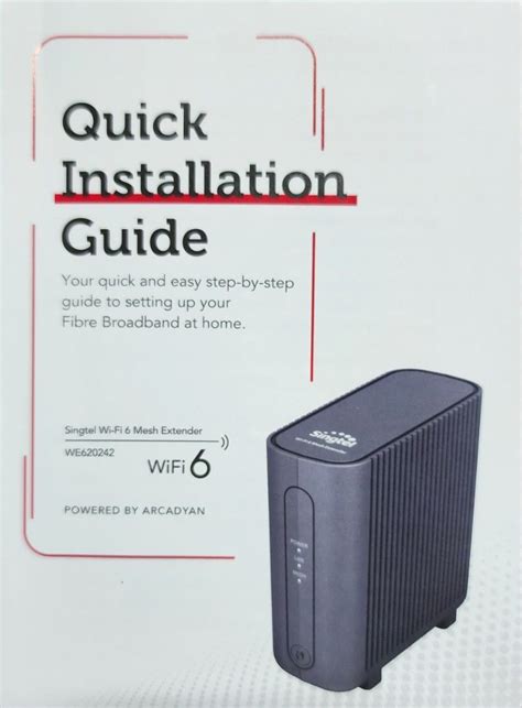 Singtel Wifi Mesh Extender Dual Pack Computers Tech Parts Accessories Networking On