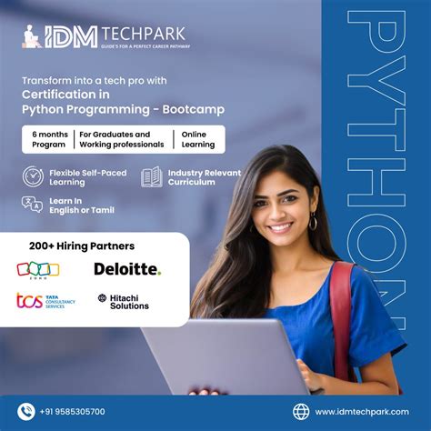 Idm 🚀 Python Programming Bootcamp 🚀 📍 Idm Techpark Coimbatore 🖥 Master Python From
