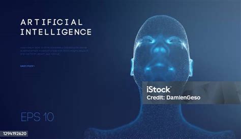 인공 지능 헤드 도시 인간 및 혁신 과학 소설 인공 기술 인간의 머리 개념 인공 지능 구성 요소 인공 지능 배경 뇌 발달을 가진 사이보그 배경 3차원 형태에 대한 스톡 벡터