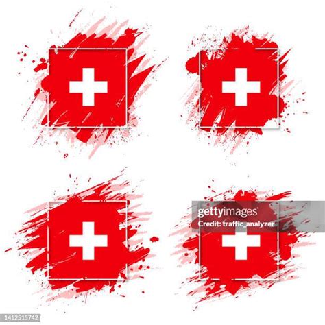 Swiss Flag High Res Vector Graphics Getty Images