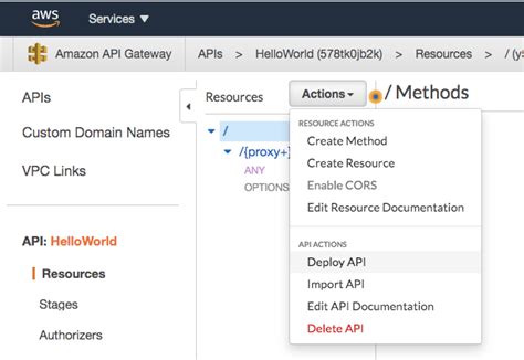 Aws Api Gateway — Integrate Environments To Different Versions Of The