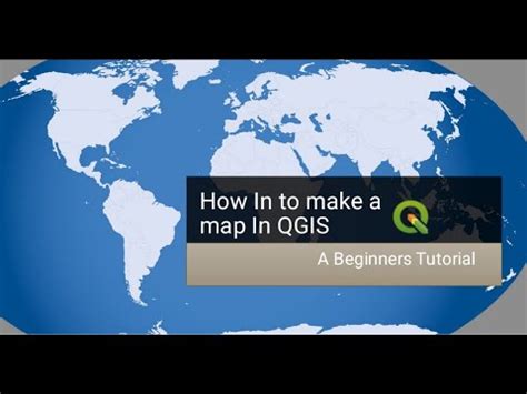 How To Make A Map In Qgis YouTube