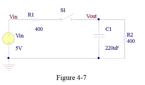 Solved RC Circuit Time Constant Analysis Initially The Chegg Com