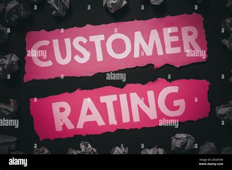 Conceptual Display Customer Rating Word For Gauge The Customer