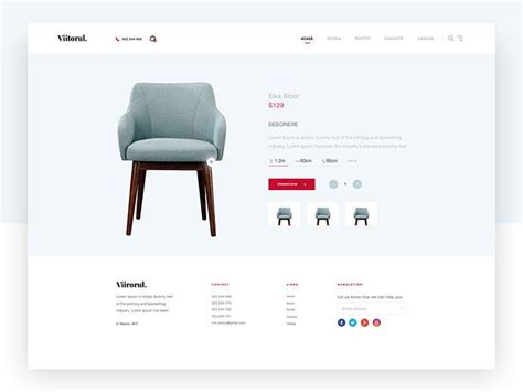 50 innovative furniture web ui concepts bashooka Дизайн веб сайтов