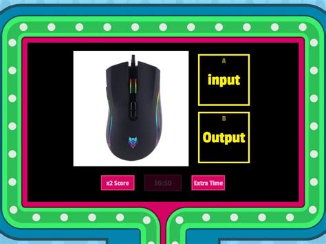 Input Output Gameshow Quiz