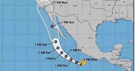 National Hurricane Center Tracker Map Shows Tropical Cyclone Storm