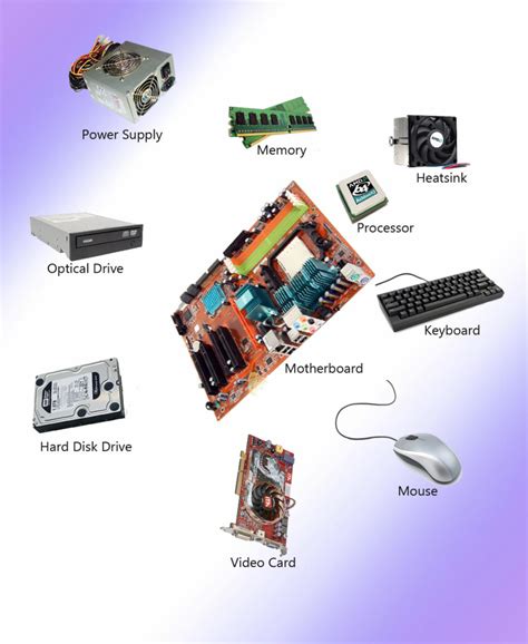 External Computer Parts Identification Worksheets