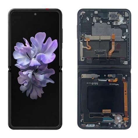 Replacement Amoled Foldable Lcd Display Touch Screen With Frame For Samsung Galaxy Z Flip 4g 5g