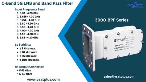 C Band 5g Lnb And Band Pass Filter Are Available In Vsatplus Vsatplus