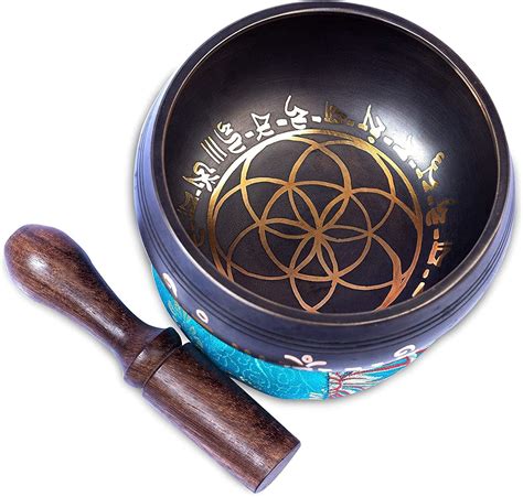 Tibetan Singing Bowl Set Brass Master Healing Grade Authentic