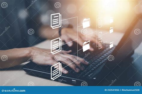 Online Documentation Database And Document Management System Concept