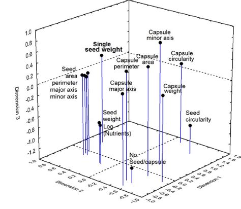 Three Dimensional Plot Based On The Correlation Matrix Between Seed And Download Scientific
