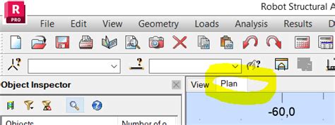How To Turn On Plan Button In Building Structure Viewer In Robot