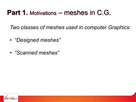 Meshing For Computer Graphics Ppt