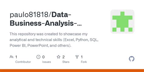 GitHub Paulo Data Business Analysis Portfolio This Repository Was Created To Showcase My