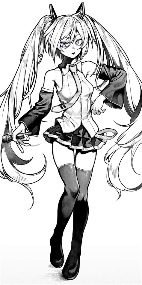 Hatsune Miku Vocaloid Drawn By St Youx Danbooru