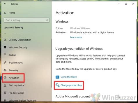 How To Get A Free Upgrade From Windows Home To Windows Pro Via Product Key WinBuzzer