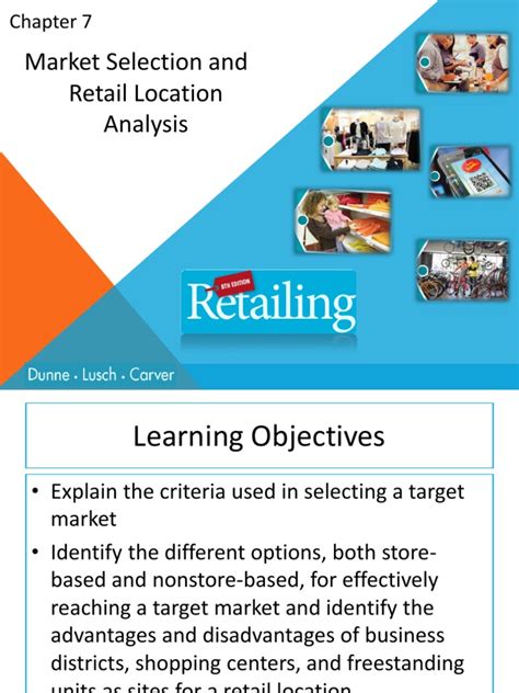 Lecture 6 Market Selection And Retail Location Analysis Pdf Retail Geographic