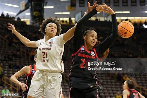 Makayla Timpson Of The Florida State Seminoles And Jordan Isaacs Of