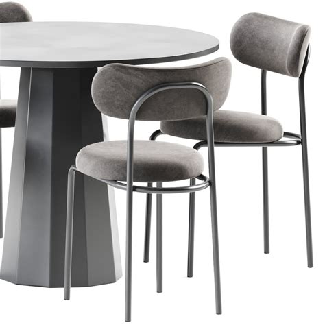 3d Dix Table And Loop Chair By Connubia Turbosquid 2051579