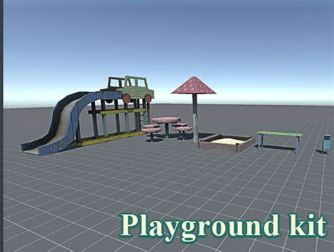 Playground Kit 3d 주변환경 Unity Asset Store