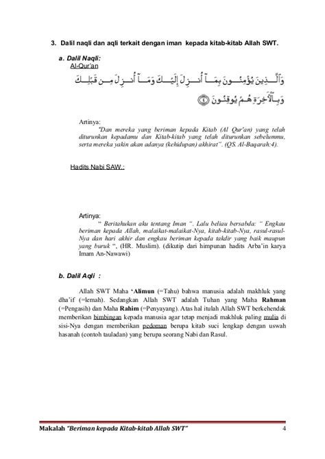 Dalil Tentang Akhlak Areagawer