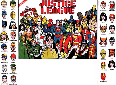 Justice League Characters List