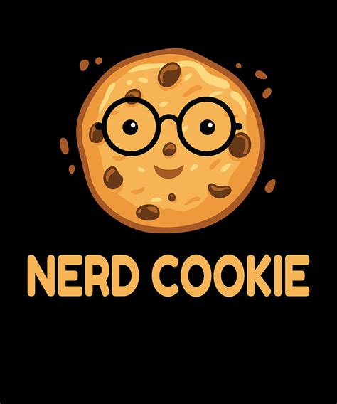 Nerd Cookie Cookies Candy Digital Art By Moon Tees Fine Art America